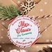 EDITABLE Mrs Claus' Pie Company Sticker Tag Mrs Claus' North Pole ...