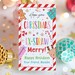 Christmas Gift Tags, Ex-straw Merry Printable, Spiral Drink Labels ...