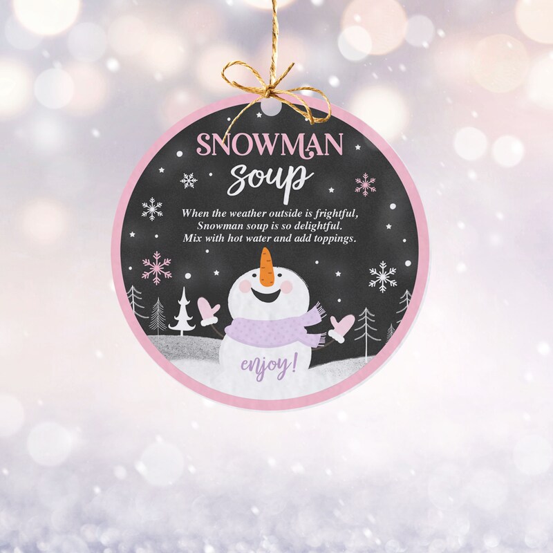 Snowman Soup Poem - Etsy