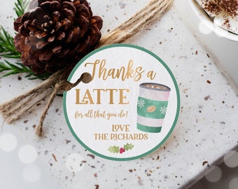 Thanks a Latte - Etsy