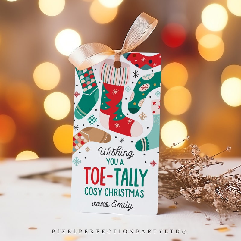 Sock Gift Tag - 60+ Gift Ideas for 2024