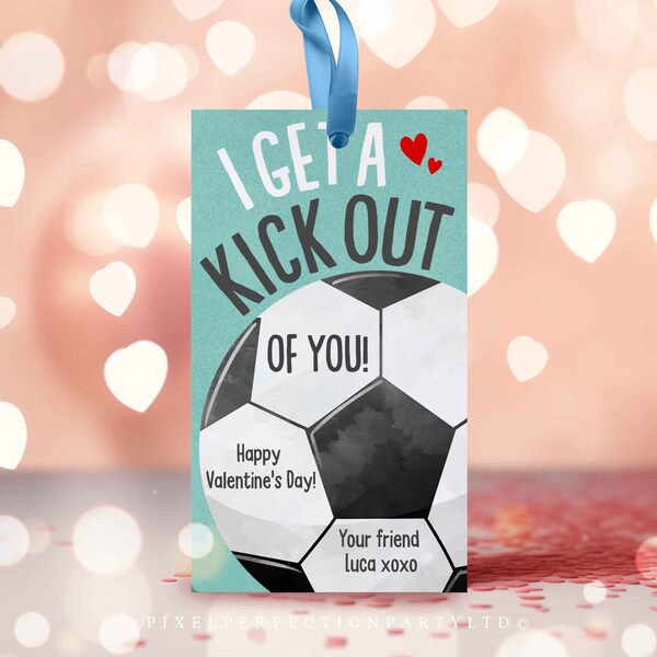 Soccer Valentine - Etsy