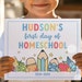 Editable First Day of Homeschool Sign Printable First Day of Homeschool ...