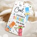 Editable Back to School Gift Tag Cool to Be Back in School Ice Pop Gift ...