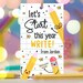 Editable Back to School Gift Tag Let's Start This Year Write Pencil ...