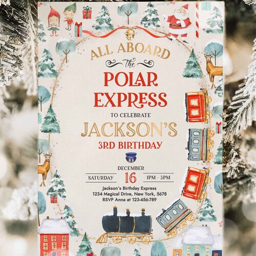 Birthday Express Invitation INSTANT DOWNLOAD Edit & Print - Etsy