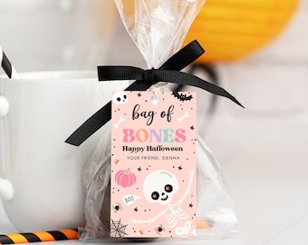 Halloween Bag Bones - Etsy