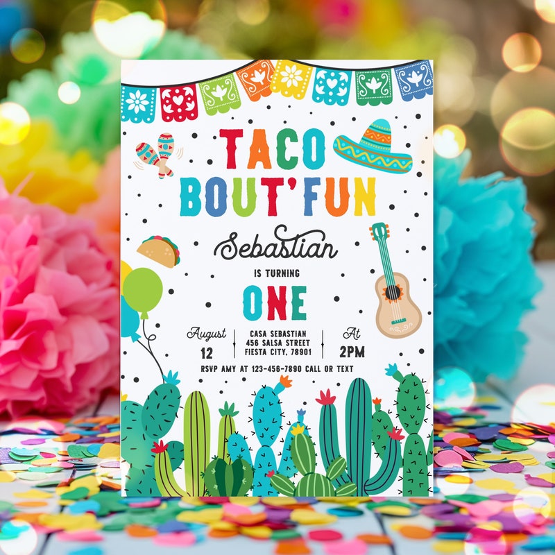 Taco First Birthday - Etsy