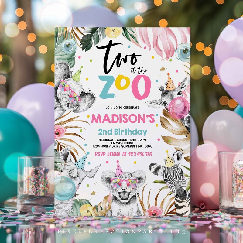 Two at the Zoo - Etsy
