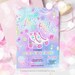 Editable Roller Skating Invitation Pastel Cosmic Galaxy Roller - Etsy