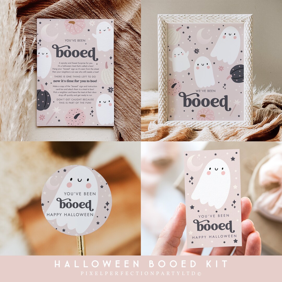 Editable You've Been Booed Halloween Activity Kit We've Been Booed ...