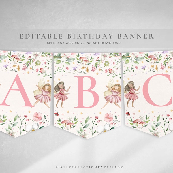 Fairy Banner - Etsy