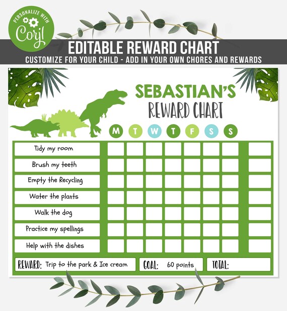 Dinosaur Behavior Chart