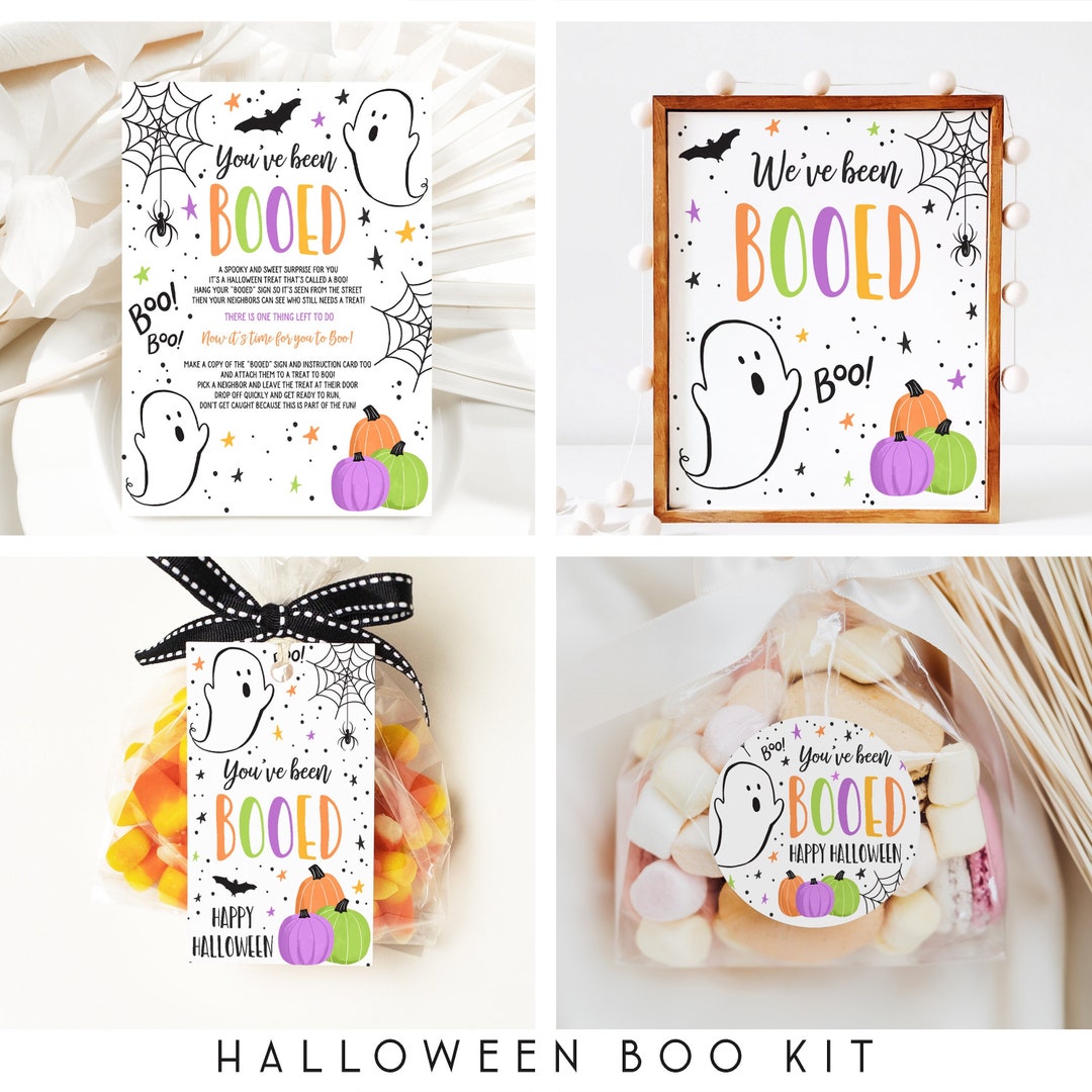 You've Been Booed Printable Halloween Activity Kit We've Been Booed ...