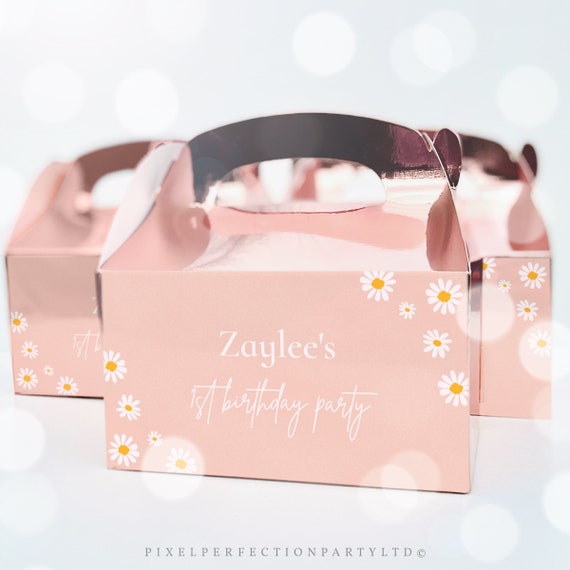 Daisy Birthday Party Gable Box Little Miss One-derful Birthday Party ...