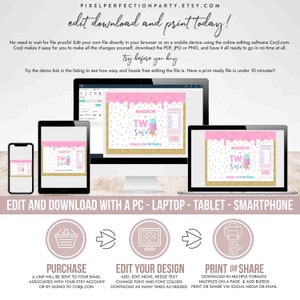 Editable Ice Cream Chip Bag Favor Bags Two Sweet Ice Cream Chip Bag ...