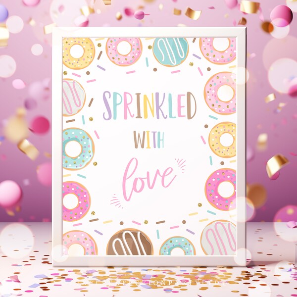 Donut Party Sign - Etsy