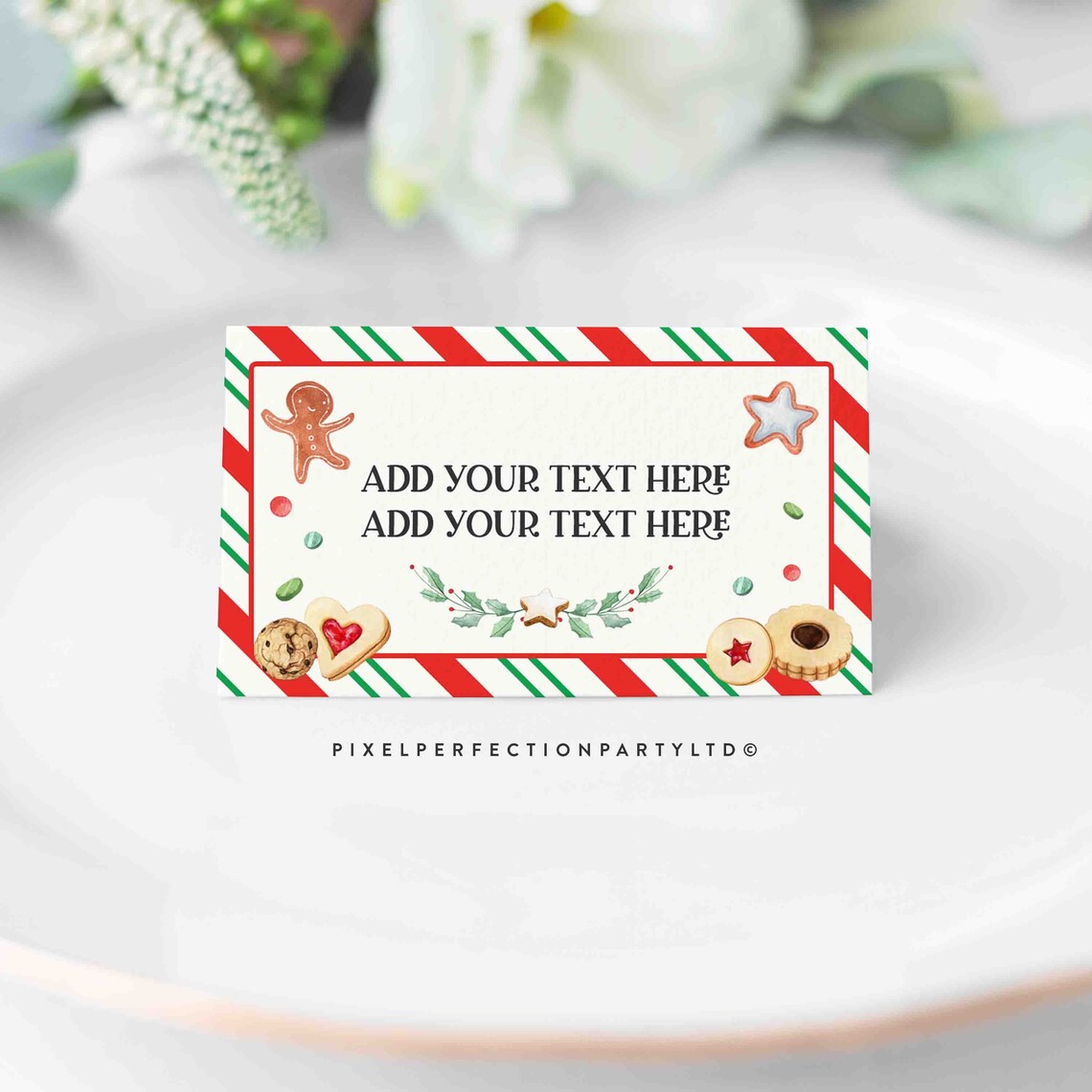 Editable Cookie Swap Food Labels Cookies Exchange Food Labels | Etsy UK