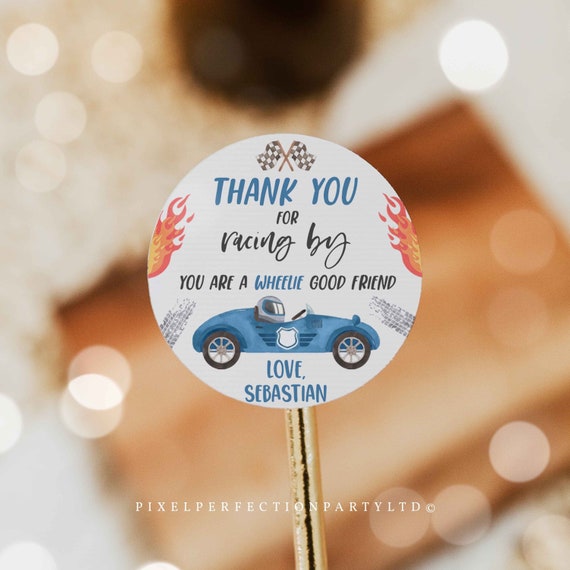 Editable Two Fast Birthday Favor Tag Race Car Party Favor Tag Race Car 2nd Birthday Gift Tag Two ...