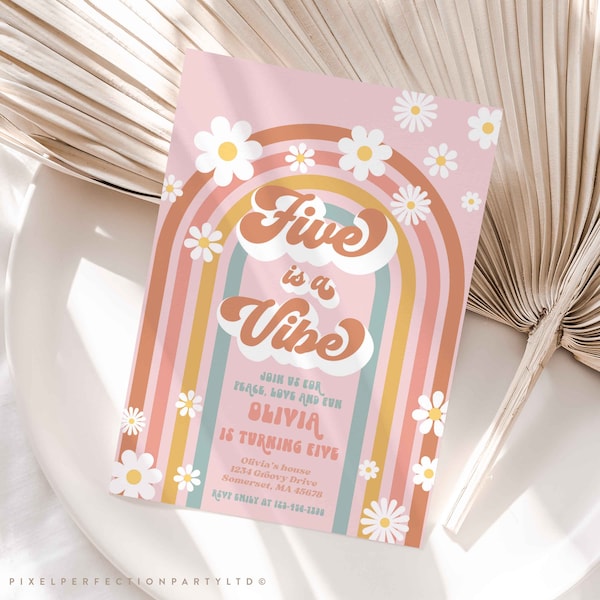 Five is the Vibe Party - Etsy