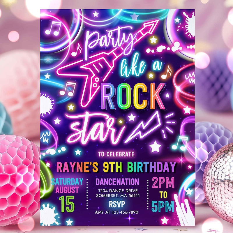 Rockstar Party - Etsy