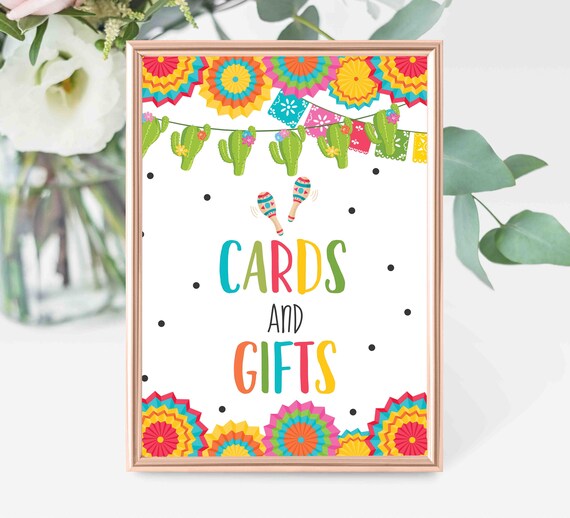 Fiesta Cards and Gifts Sign Fiesta Party Sign Fiesta Party - Etsy