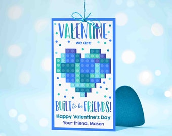 Building Block Valentine - Etsy
