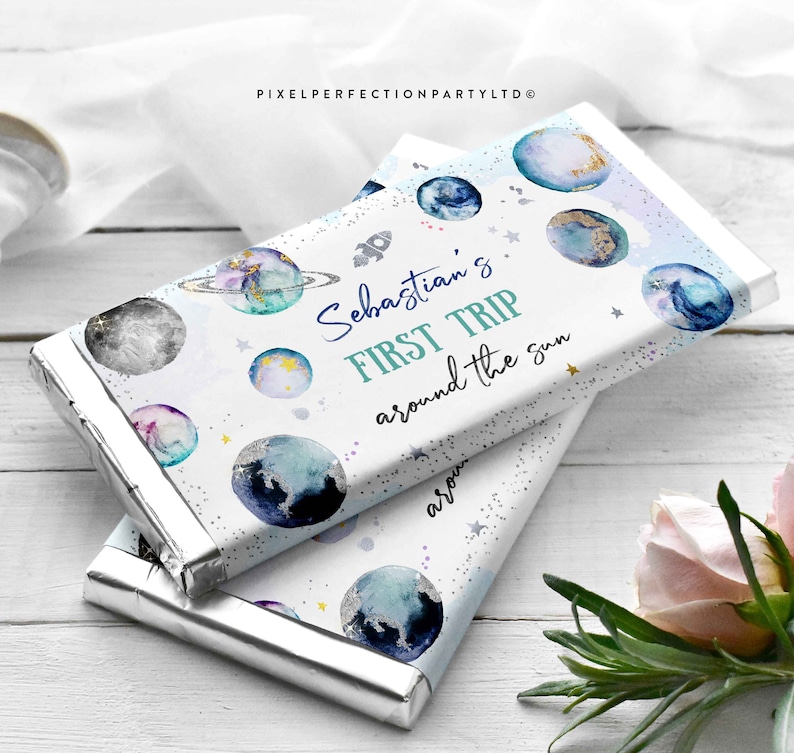 EDITABLE Outer Space Candy Bar Wrapper Labels Outer Space - Etsy UK
