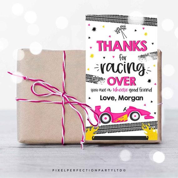 Editable Two Fast Birthday Favor Tag Race Car Party Favor Tag Race Car ...