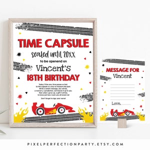 EDITABLE Two Fast Time Capsule Two Fast Birthday Time Capsule - Etsy