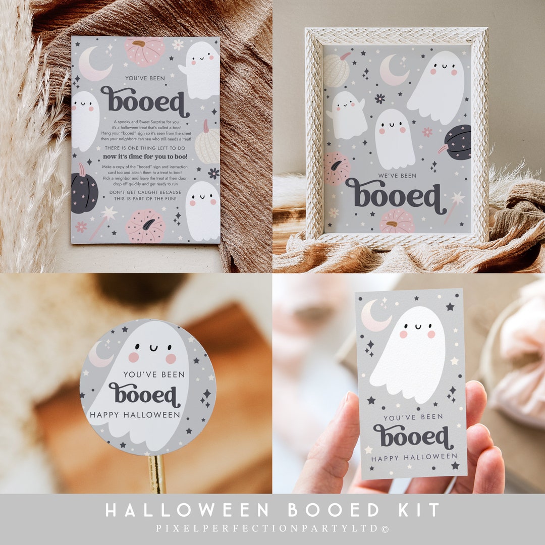 Editable You've Been Booed Halloween Activity Kit We've Been Booed ...