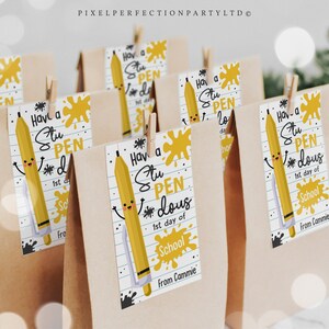 Editable Back to School Gift Tag Have A Stupendous 1st Day of - Etsy