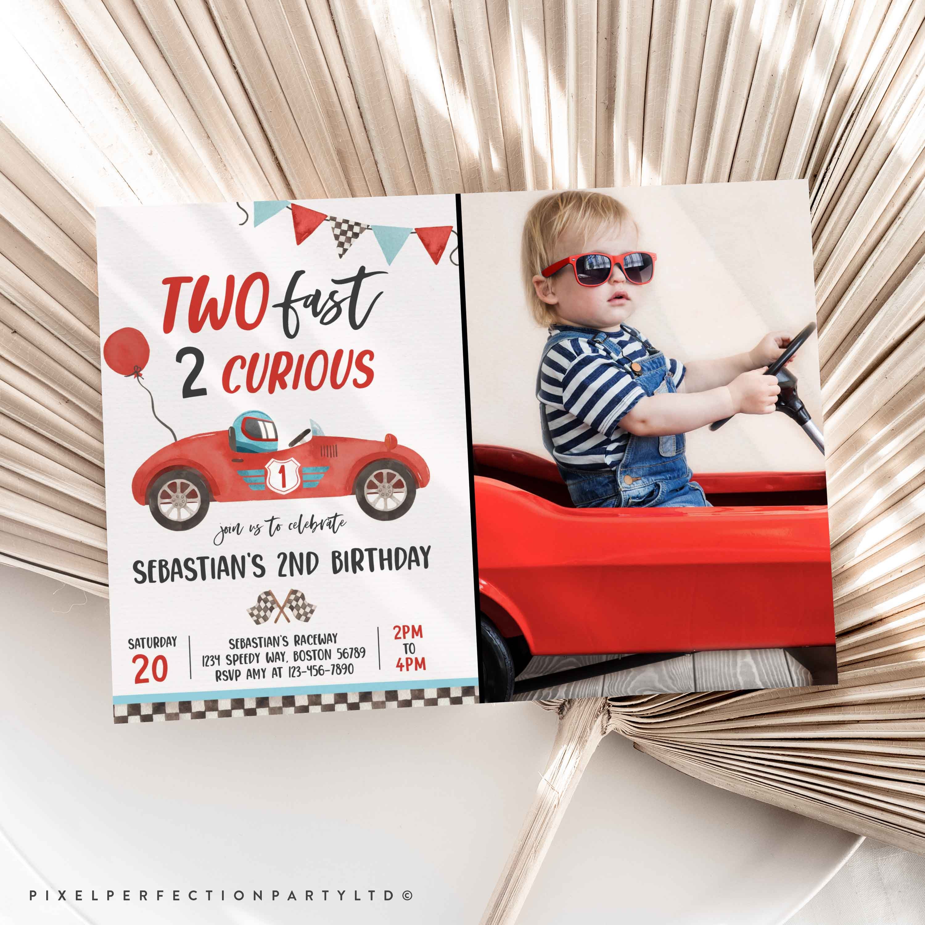 Invitations Invitations & Announcements Editable Growing Up Two Fast ...