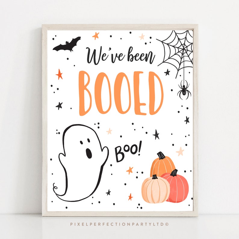 You've Been Booed Printable Halloween Activity Kit - Etsy