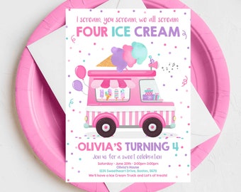 Scream Birthday Invite - Etsy