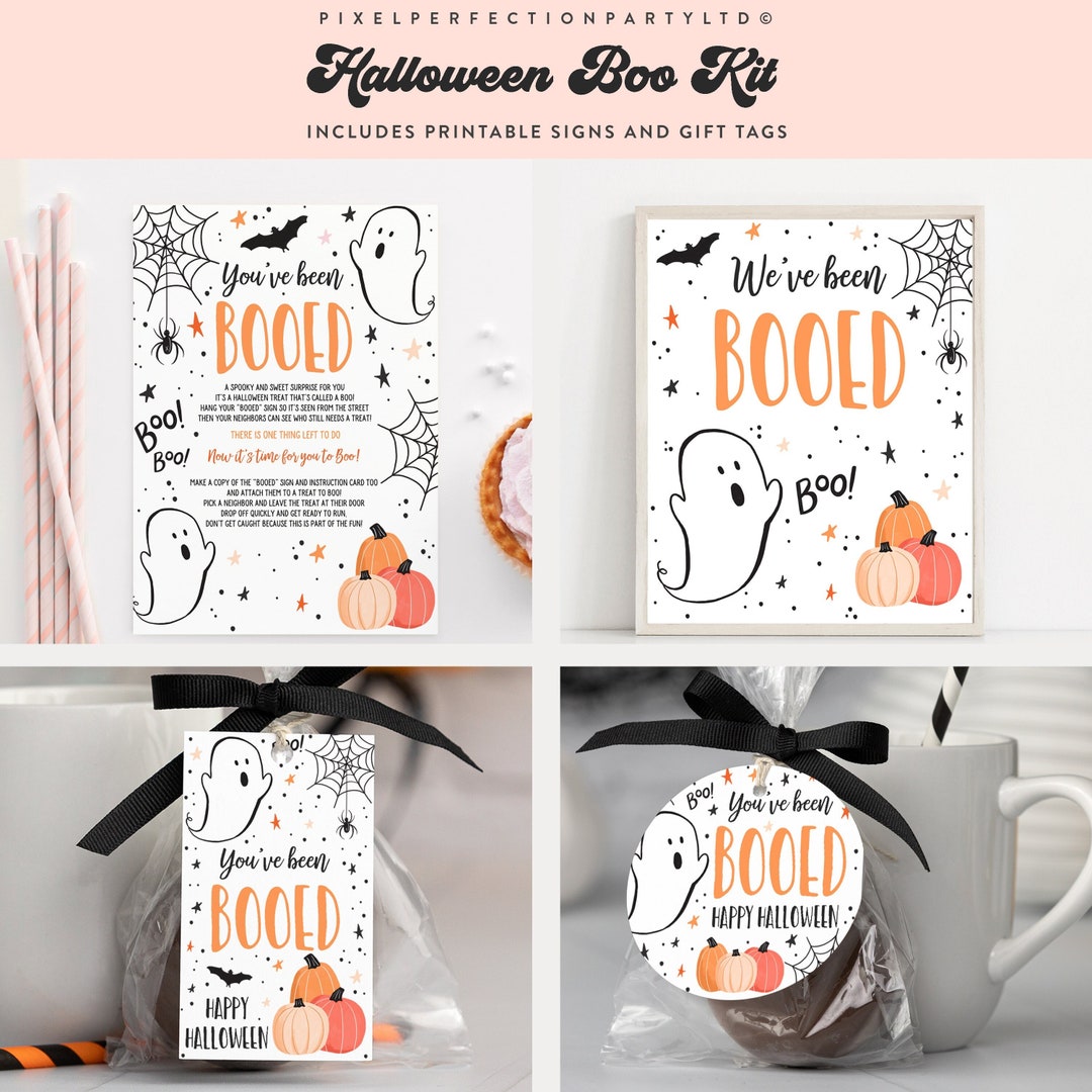 You've Been Booed Printable Halloween Activity Kit We've Been Booed ...