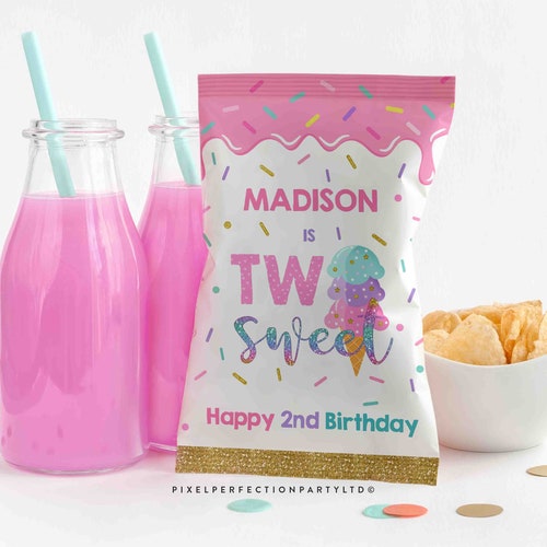 Two Sweet Drink Labels Two Sweet Two Sweet Party two - Etsy