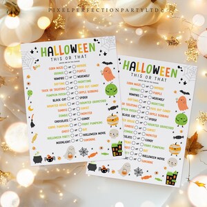 Halloween This or That Game Halloween Would You Rather Game Halloween ...