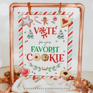 Editable Cookie Exchange Party Kit Cookie Signs Tags Labels Cookie ...