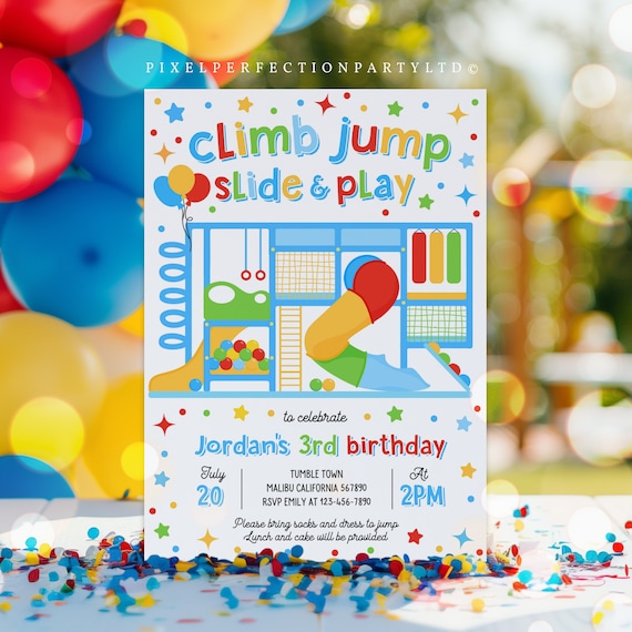 Play Party Invitation Printable Birthday Party Invitation Template