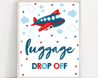 Luggage Drop off Sign - Etsy