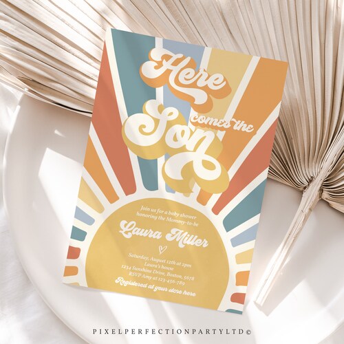 Editable Sunshine Baby Shower Game Here Come the Son Baby - Etsy Editable Sunshine Baby Shower Game Here Come the Son Baby - Etsy