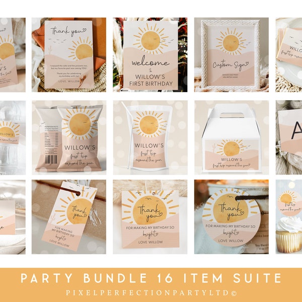 Sun Boho Party Decor - Etsy