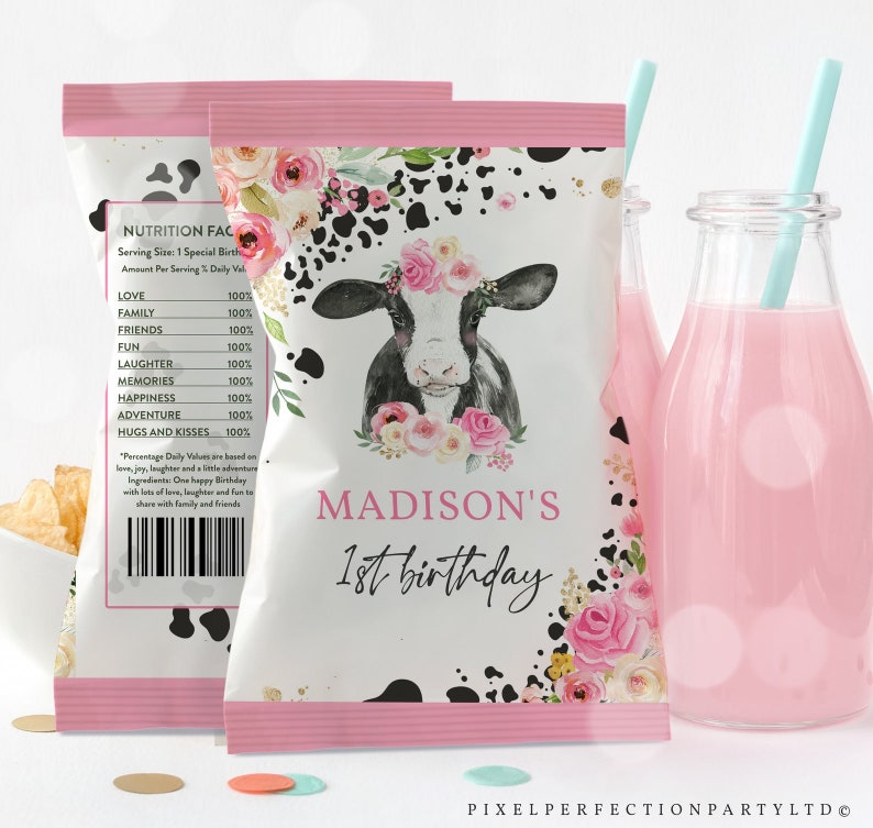 Editable Cow Birthday Party Invitation Bundle Cow Birthday - Etsy UK