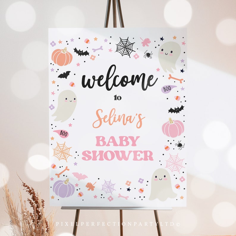 Editable Little Boo Ghost Baby Shower Invitation Bundle - Etsy