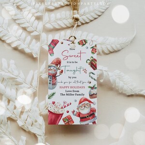 Editable How Sweet It is to Be Taught by You Christmas Gift Tag ...