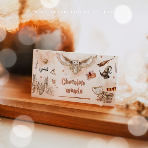 Editable Wizard Birthday Party Food Labels The Chosen One 1st Birthday ...