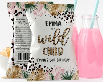 Wild Child Party Wrappers - Etsy