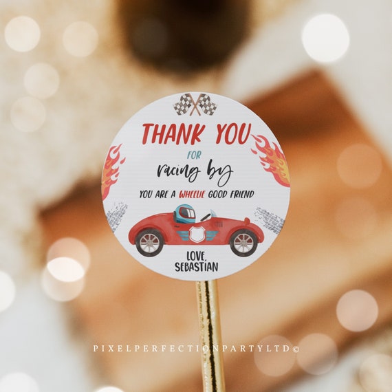 Editable Two Fast Birthday Favor Tag Race Car Party Favor Tag Race Car 2nd Birthday Gift Tag Two ...