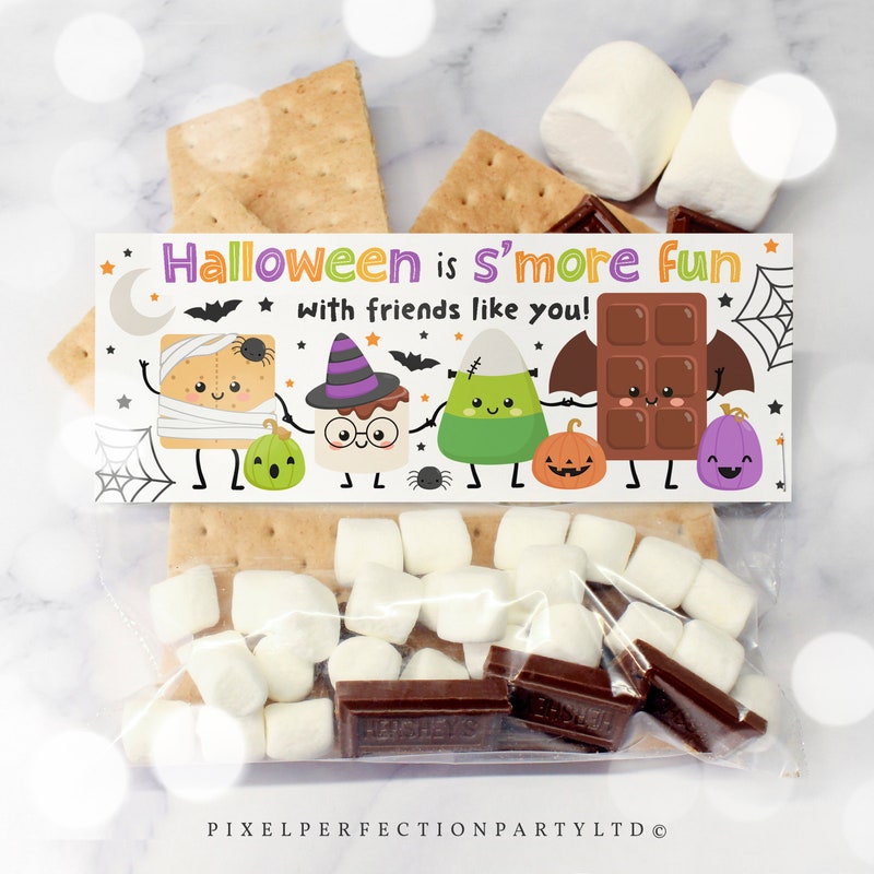 Halloween Smore Class Tags - Etsy